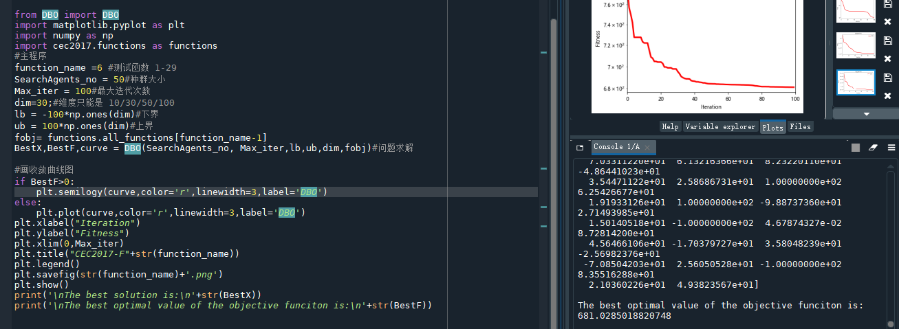 CEC2017（Python）：蜣螂优化算法DBO求解CEC2017_蜣螂优化算法python-CSDN博客