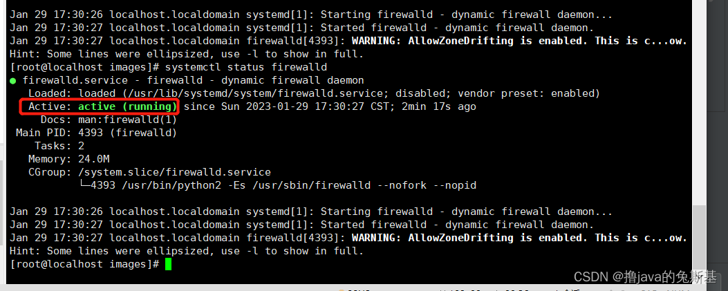 Linux报错 Failed to start firewalld.service: Unit is masked_unit voy-onboard-ntb-bridge.service is ...
