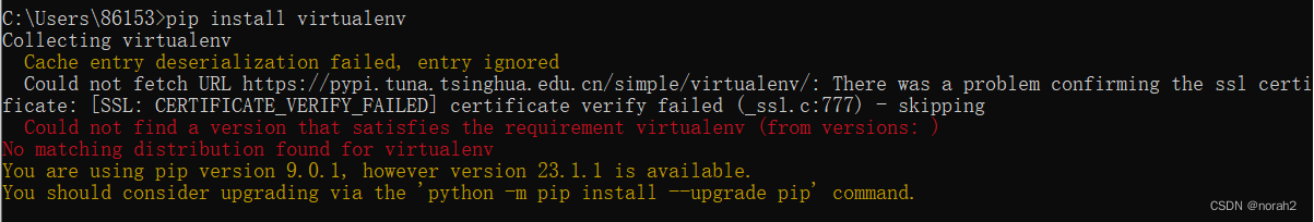 There was a problem confirming the ssl certificate: [SSL: CERTIFICATE_VERIFY_FAILED] certificate ...