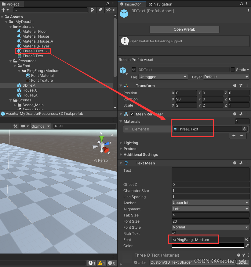 3DText无法被物体遮挡 - 解决_textmesh不被遮挡-CSDN博客