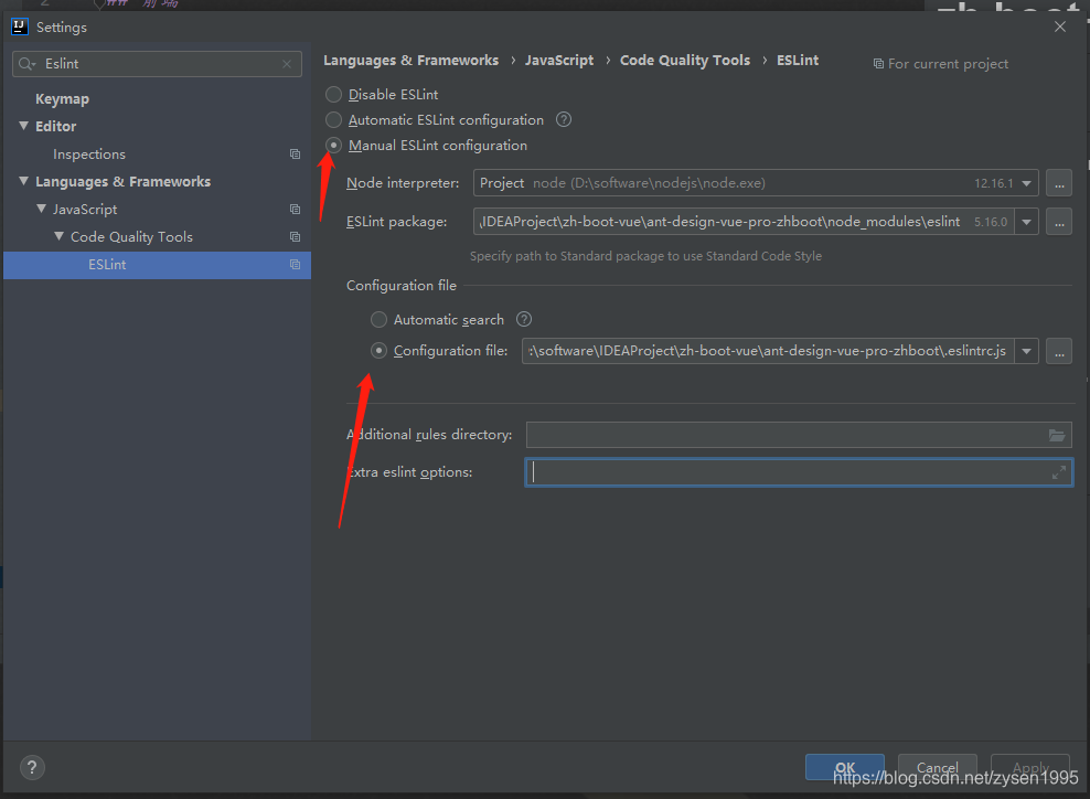 IDEA 设置 基于ESlint的代码格式化_idea eslint格式化代码-CSDN博客