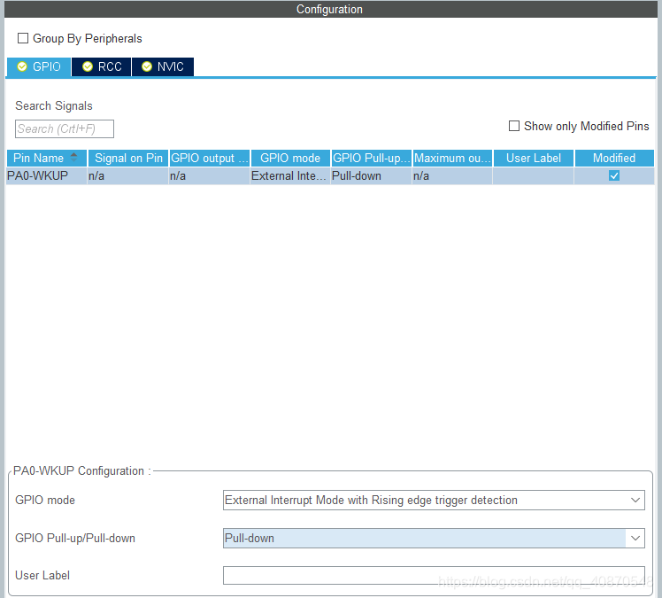 STM32CubeMX配置GPIO外部中断_partly disabled conflict with i2c3-CSDN博客