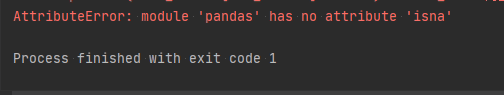 AttributeError: module ‘pandas‘ has no attribute ‘isna‘_attributeerror ...