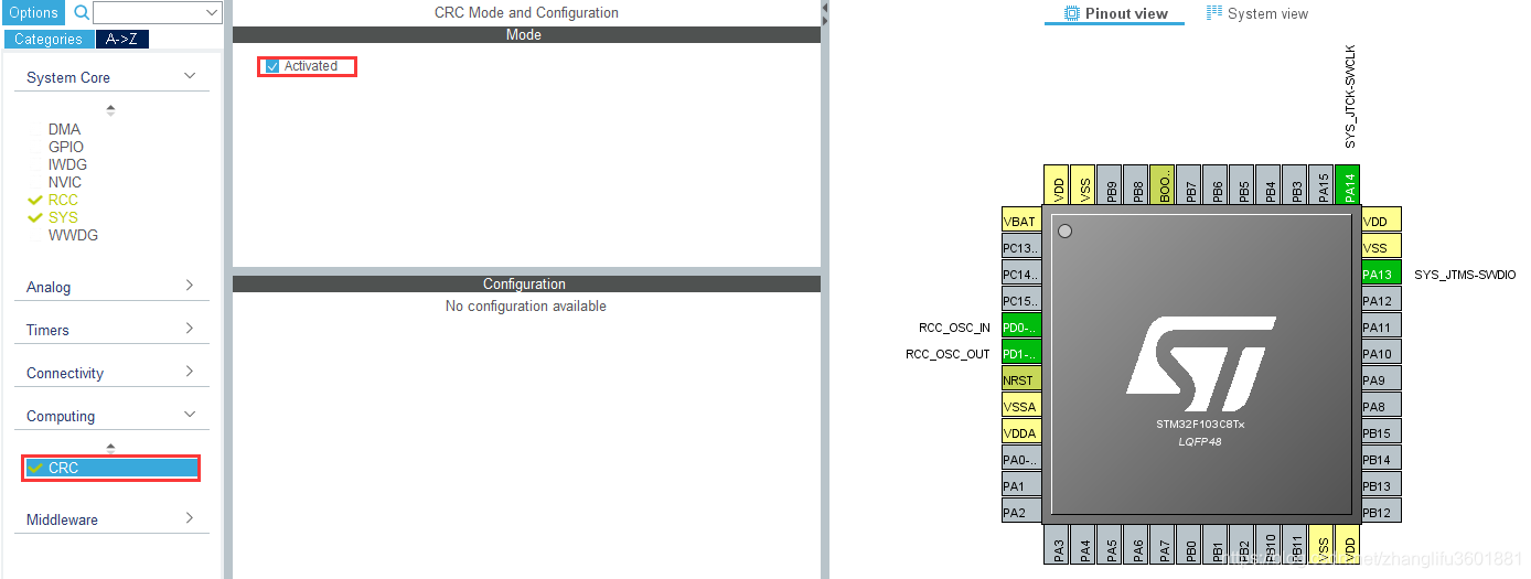STM32 基础系列教程 17 – CRC_stm32crc例程-CSDN博客