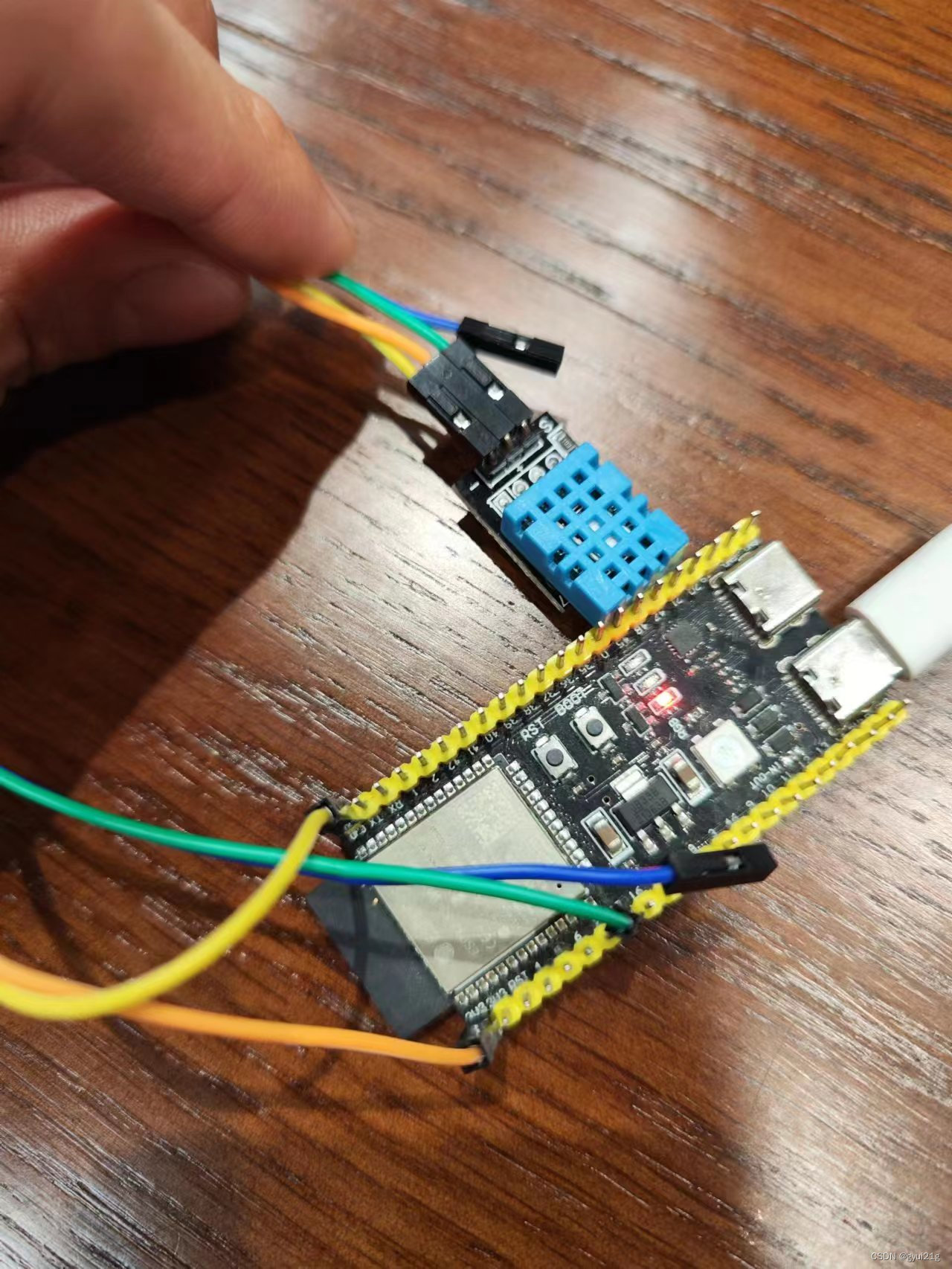 【ESP32S3-ESP_IDF】写DHT11驱动协议源代码（不用第三方库）_esp32 dht11-CSDN博客