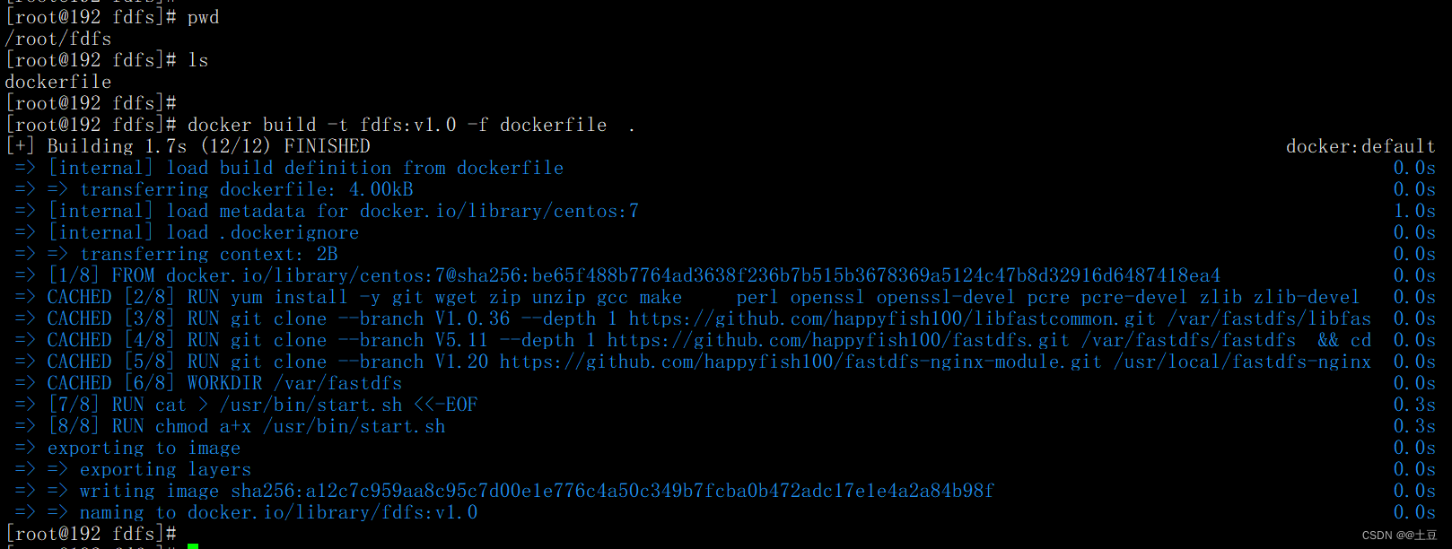 容器化部署fastdfs文件存储_docker fdfs-CSDN博客