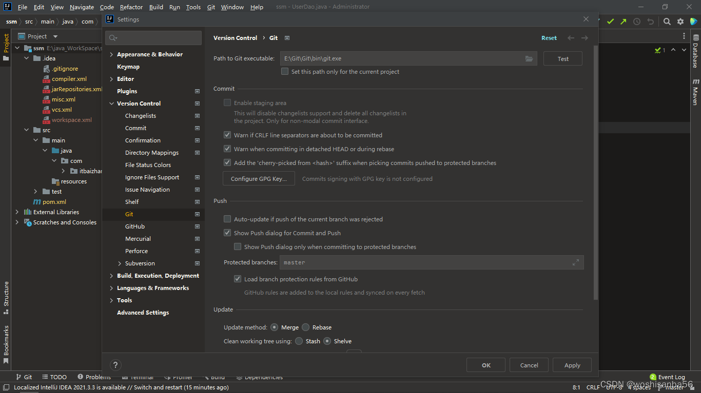 2022新版本的IDEA右键没有Git选项_idea2023 git菜单不见了-CSDN博客