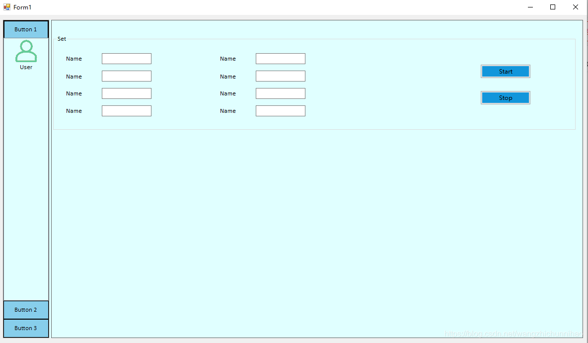 C# Winform使用ListView+Button+UserControl+ImageList实现导航菜单_c# winform导航页-CSDN博客