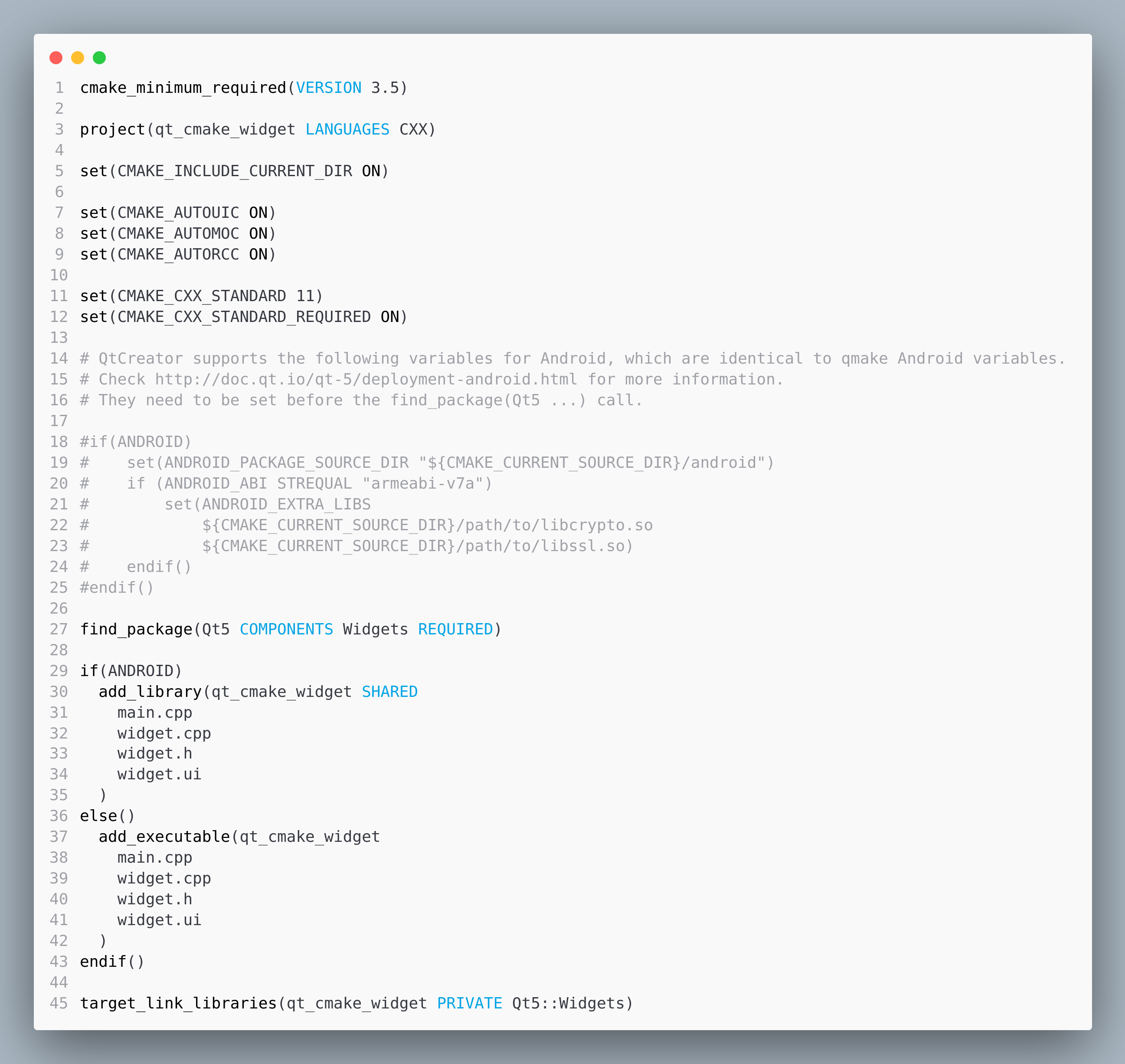 Qt C笔记之使用cmake来组织和构建qwidget工程项目cmake Qt Widgets Csdn博客 