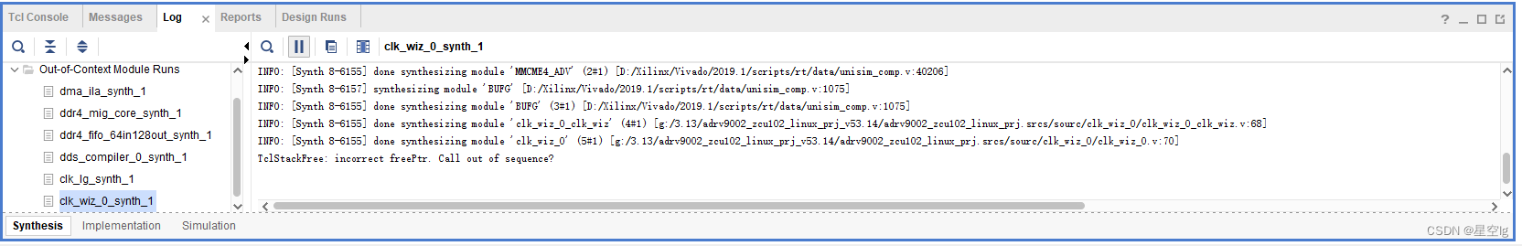 vivado bug ? 无法正常添加IP核的问题：TclStackFree: incorrect freePtr. Call out of sequence?-CSDN博客