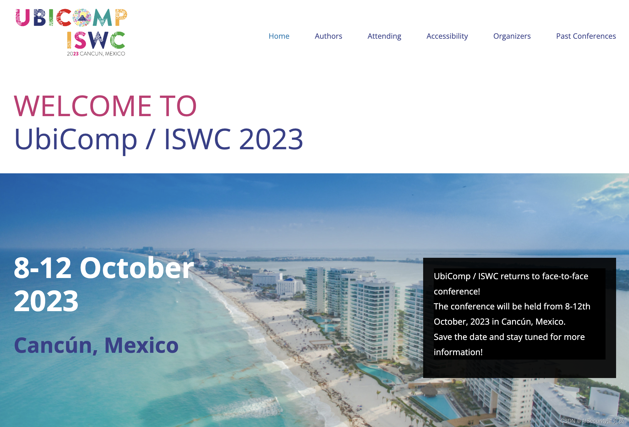 【Call for papers】UbiComp-2023（CCF-A/人机交互与普适计算/2023年5月15日截稿）_ubiquitous 会议 稿 日期-CSDN博客