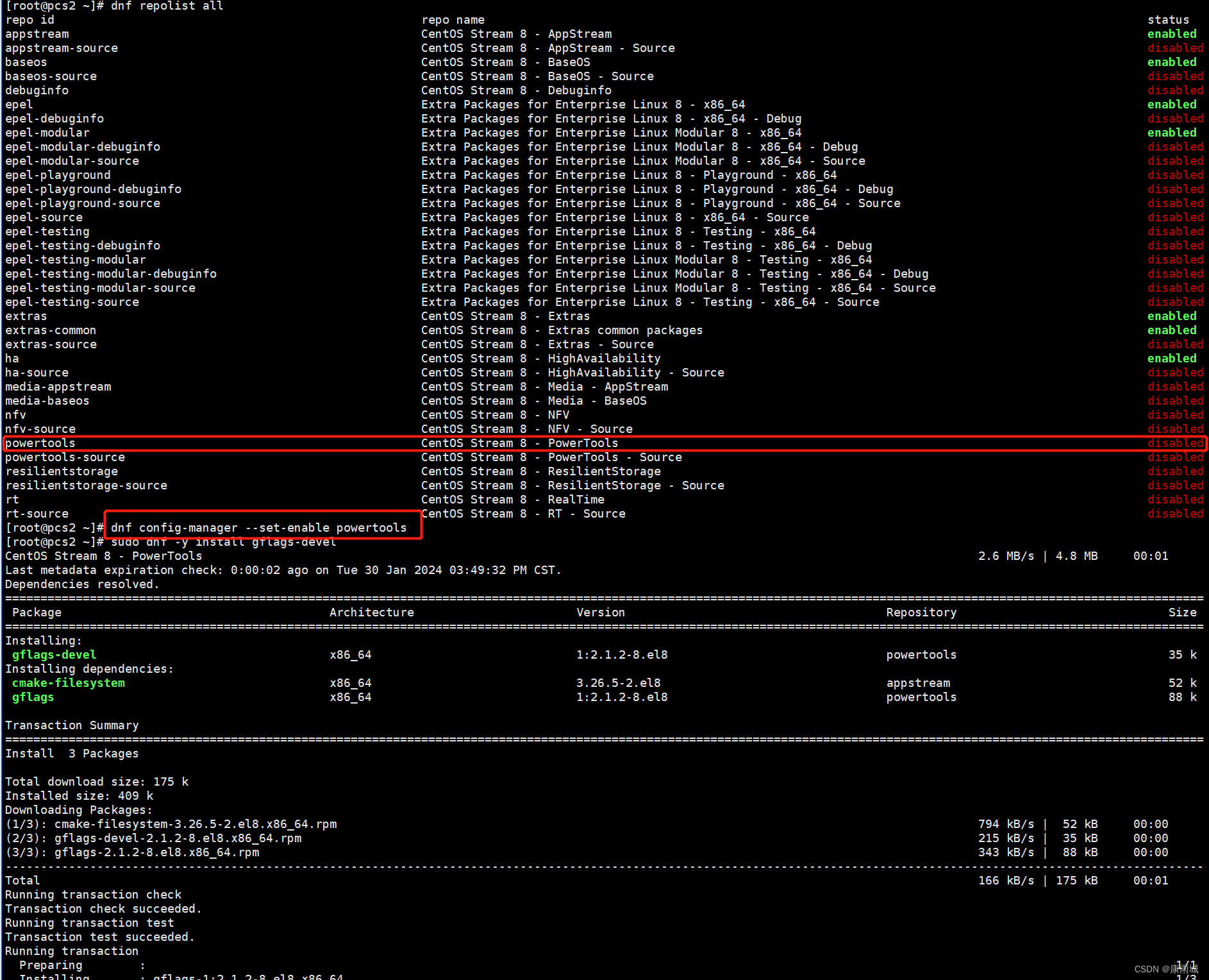 【解决】No match for argument: gflags-devel_centos8 error: unable to find a match: gdal-devel-CSDN博客