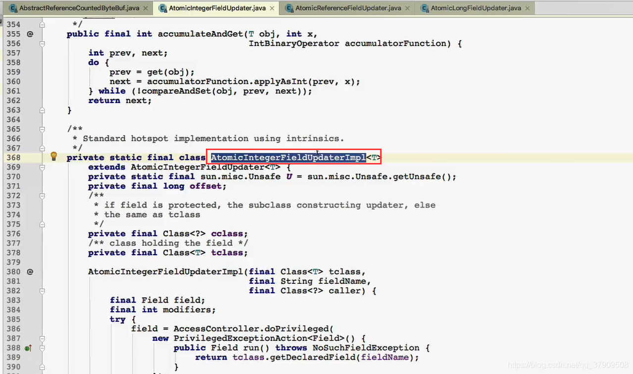 Netty的深入浅出--78.AtomicIntegerUpdater深入理解和AtomicIntegerUpdater简单实例_netty atomicintegerfieldupdater ...