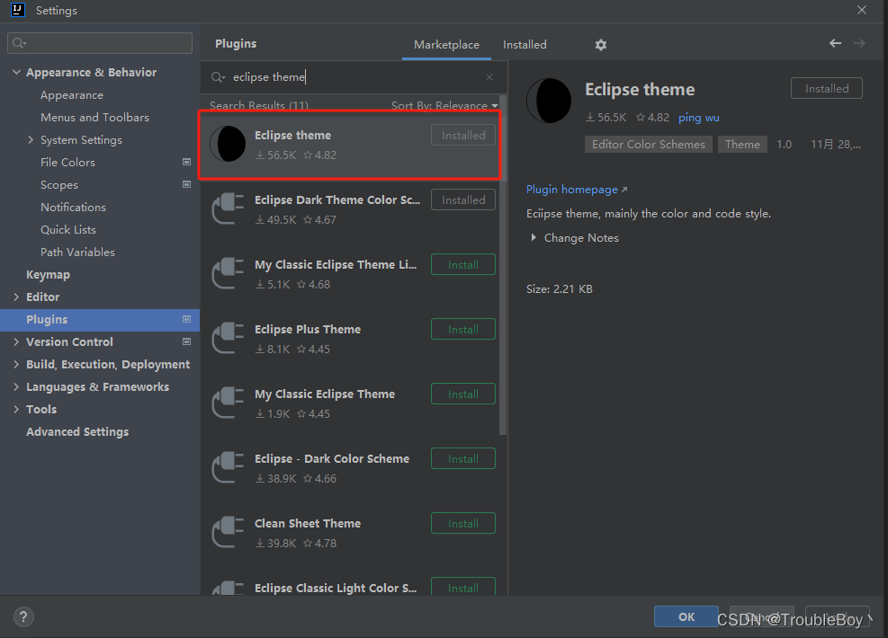 IDEA之设置主题风格为eclipse风格_idea设置eclipse风格-CSDN博客
