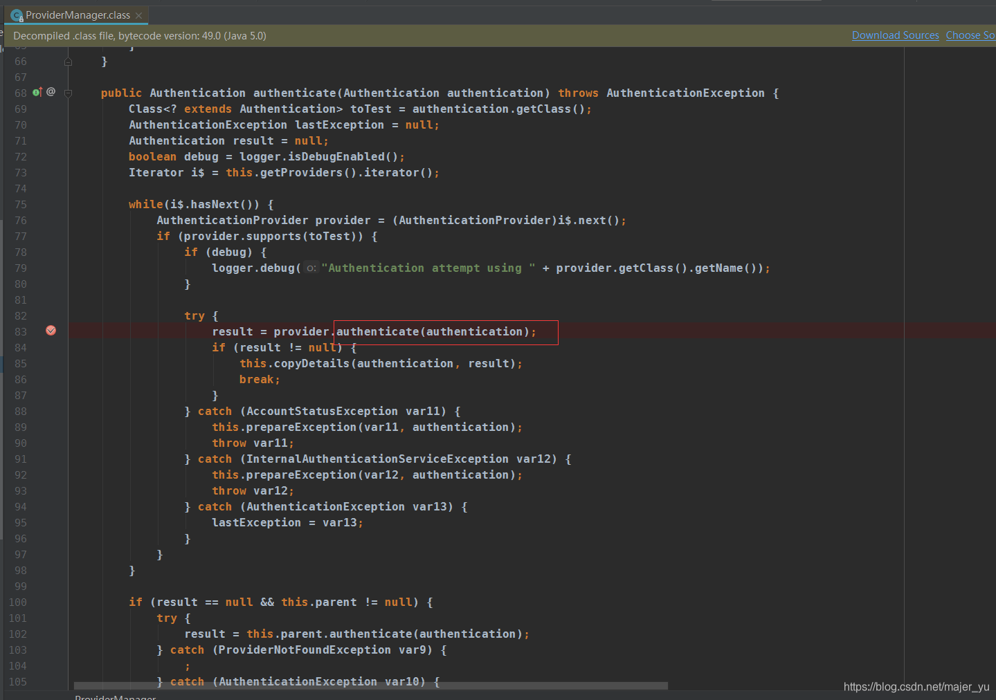Spring Security 登录密码验证过程（UsernamePasswordAuthenticationFilter ...