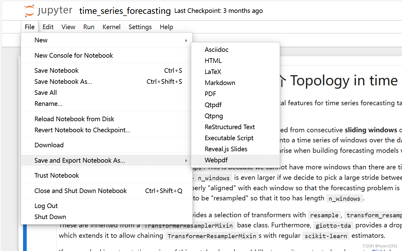 将jupyter notebook的.ipynb文件保存为webpdf格式_nbconvert[webpdf]-CSDN博客