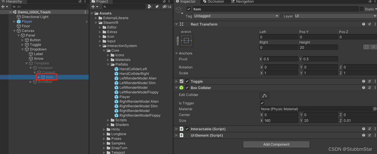 SteamVR 2.x UGUI-手柄交互（5）_steamvr dropdown-CSDN博客