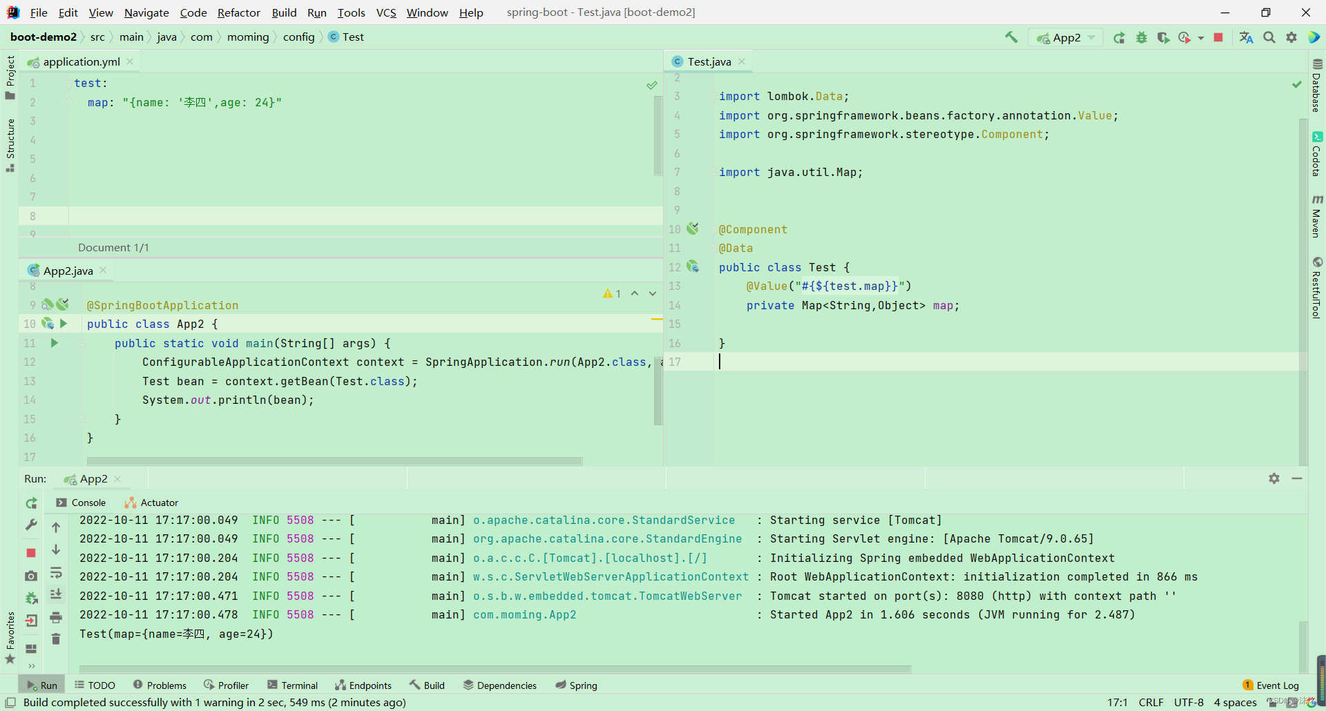 [SpringBoot] YAML基础语法_application yaml中的 {}中设置的是默认值吗-CSDN博客