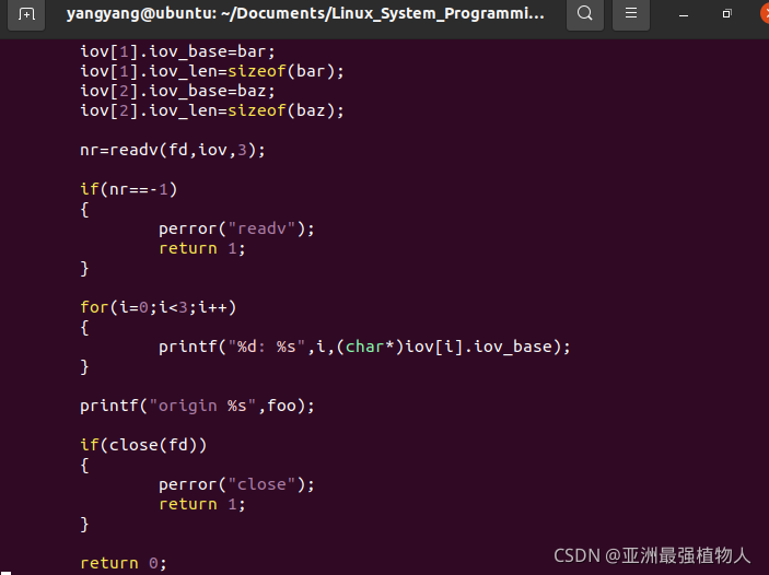 writev()和readv()_write read 函数耗时多长-CSDN博客