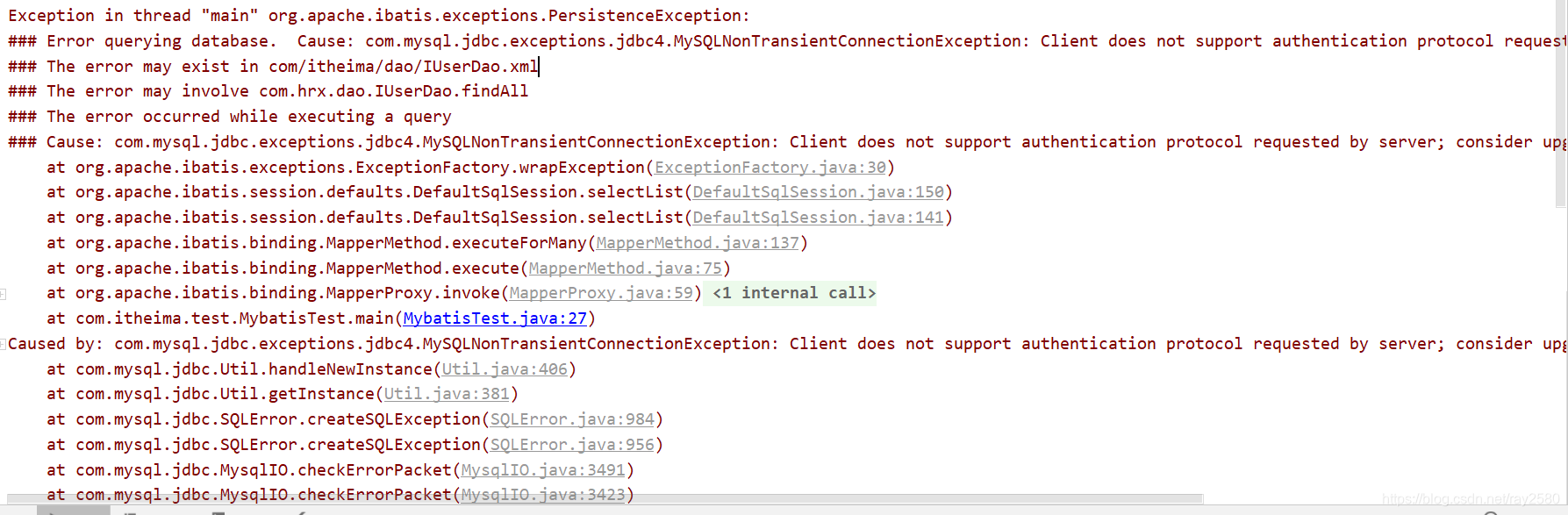 已解决：com.mysql.jdbc.exceptions.jdbc4.MySQLNonTransientConnectionException-CSDN博客