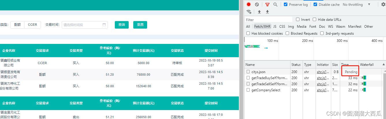本地json数据引入时遇到的bug，pending时间长vue 导入json 卡顿 Csdn博客 
