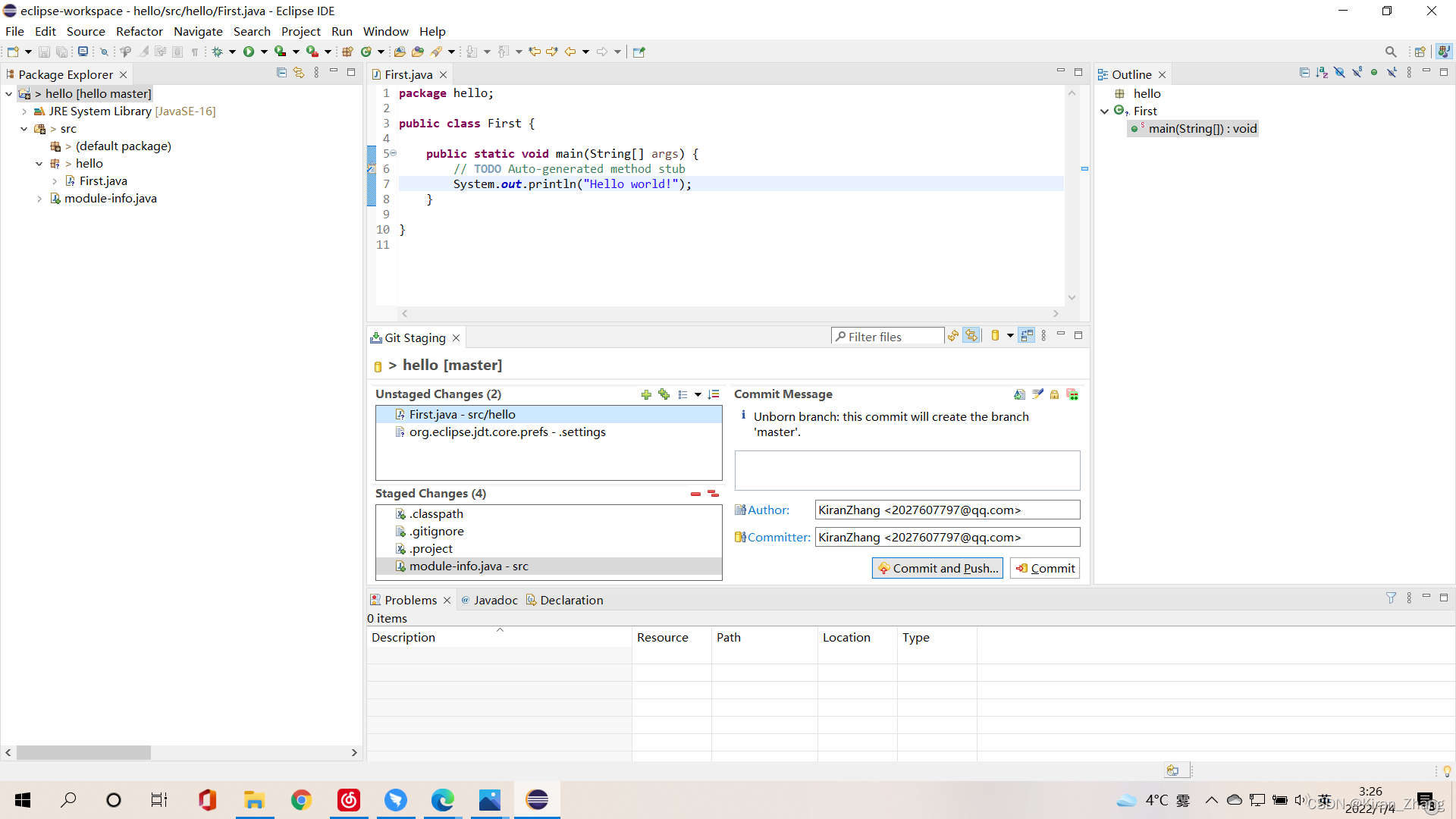 初学Java：利用Eclipse写JAVA代码并上传至GitHub_eclipes怎么上传到github上-CSDN博客
