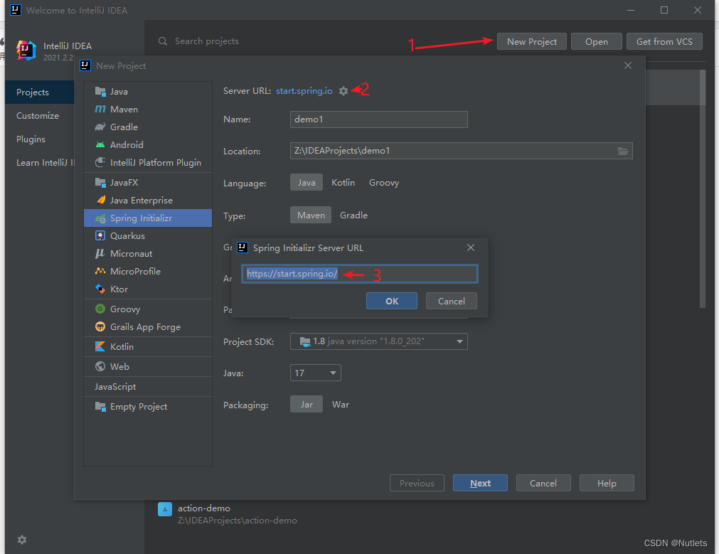 【IDEA】切换 Spring 初始化 URL_idea server url-CSDN博客