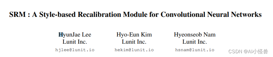 YoloV5/YoloV7改进---注意力机制:SRM，卷积神经网络再校准模块，性能优于SE、GE_yolosrm-CSDN博客