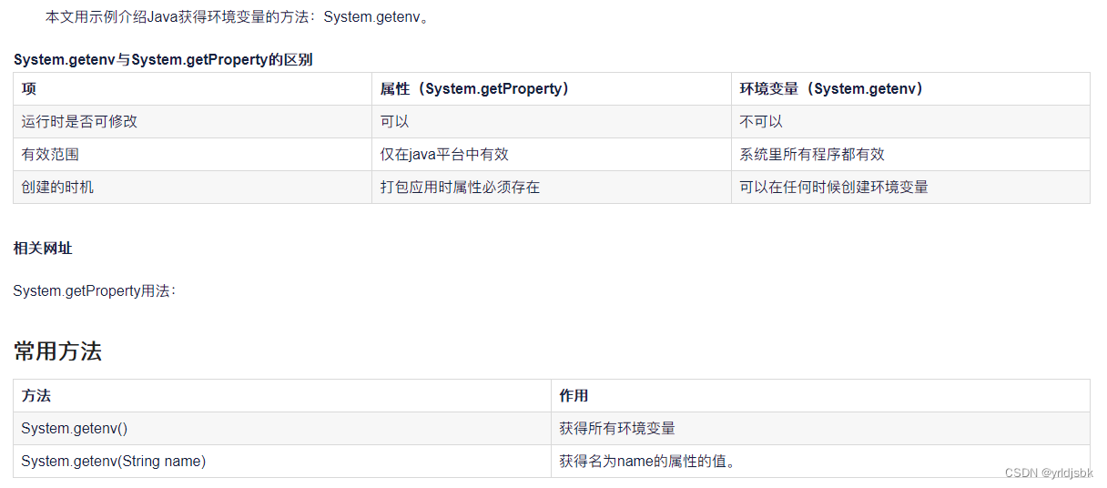 Sytem.getenv的作用和意义介绍_system.getenv-CSDN博客