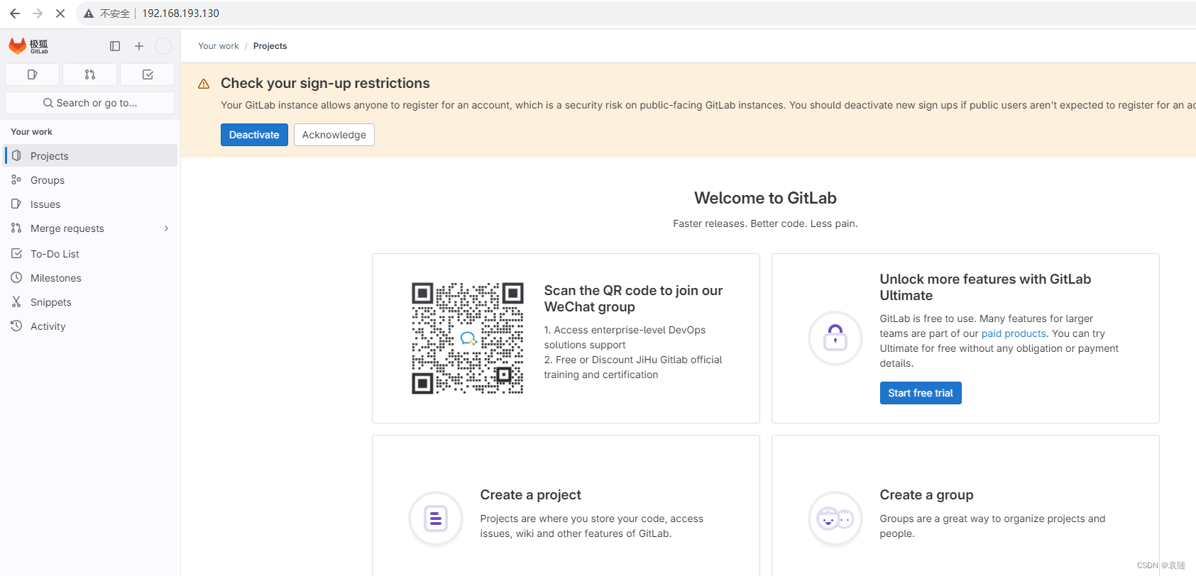 ubuntu系统安装配置gitlab+Jenkins+发布持续集成持续部署保姆级教程。_ubuntu部署jenkins-CSDN博客