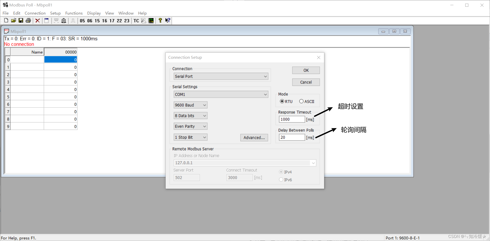 Modbus通信协议介绍以及modbus Poll、slave软件使用介绍modbus Poll和modbus Slave区别 Csdn博客