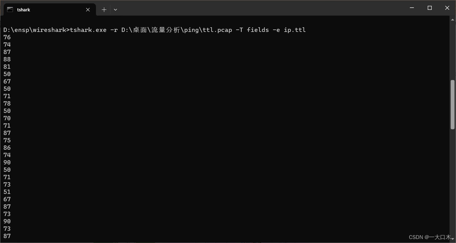 【ctf】whireshark流量分析之ping篇_ctf tshark-CSDN博客