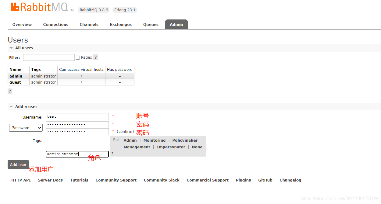 【问题整理】RabbitMQ 问题整理 / 安装 / 启动 / 使用 等_management api returned status code 405 --CSDN博客