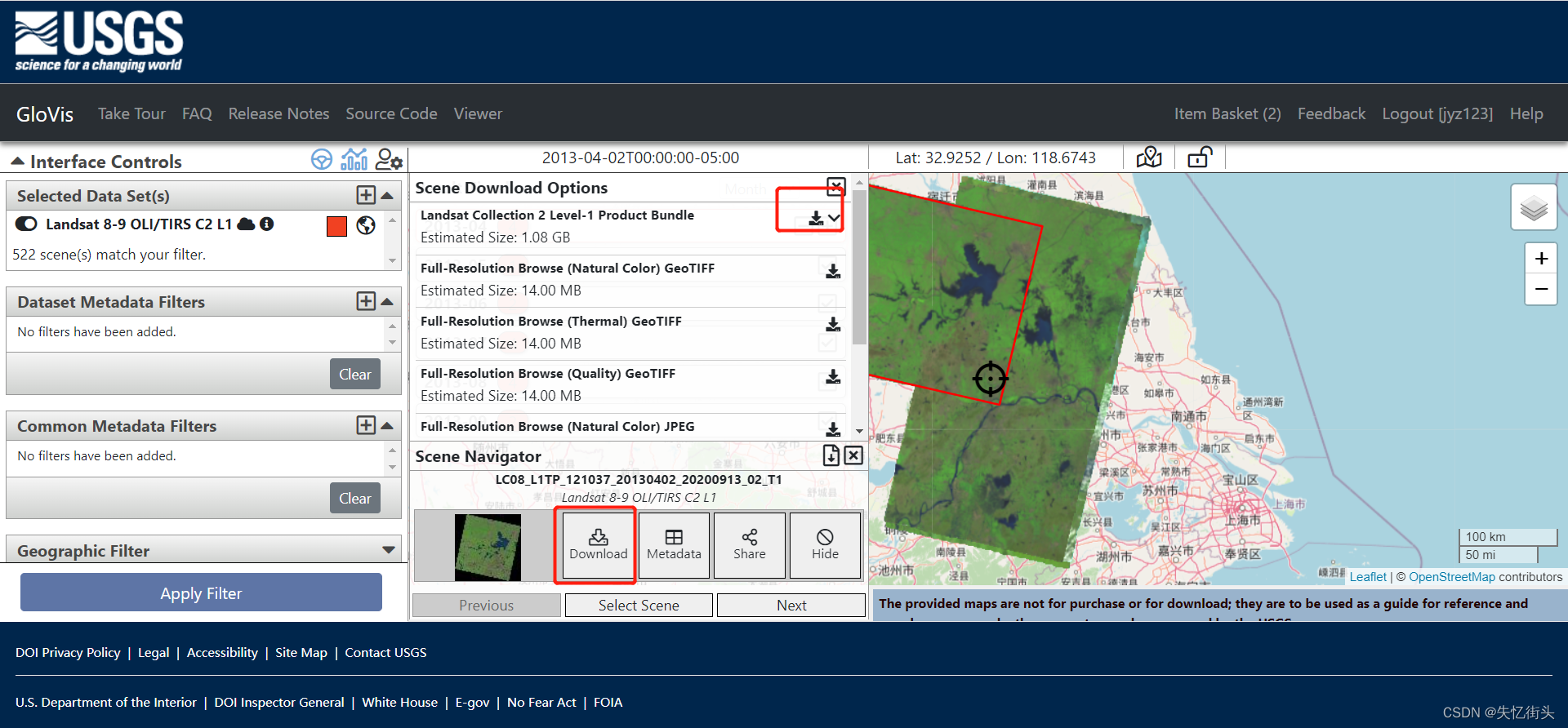 landsat数据下载_landsat下载-CSDN博客