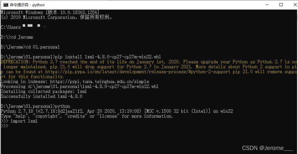 windows离线安装lxml库-CSDN博客