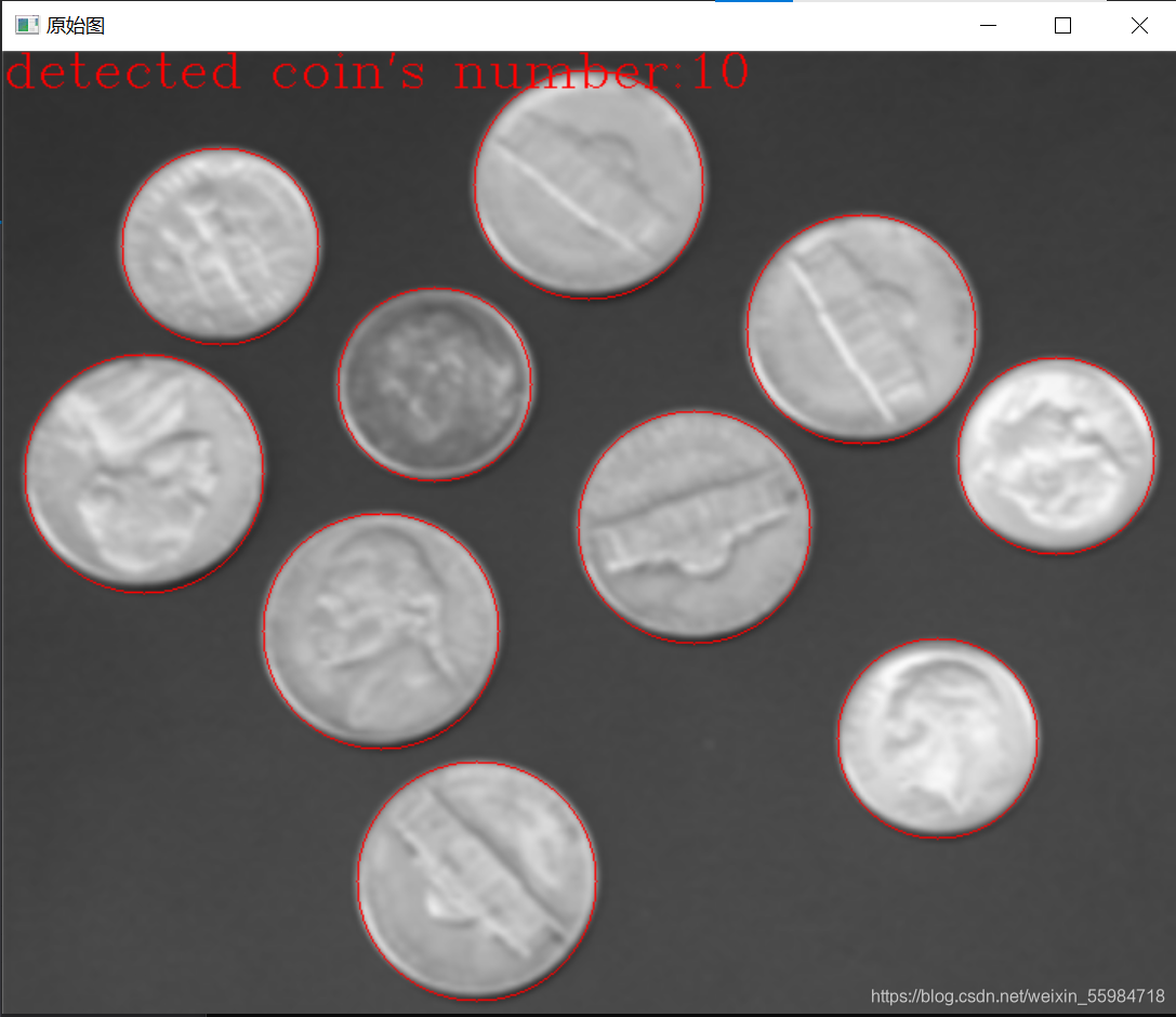 基于OpenCV简易检测硬币个数_利用opencv统计物体数量-CSDN博客