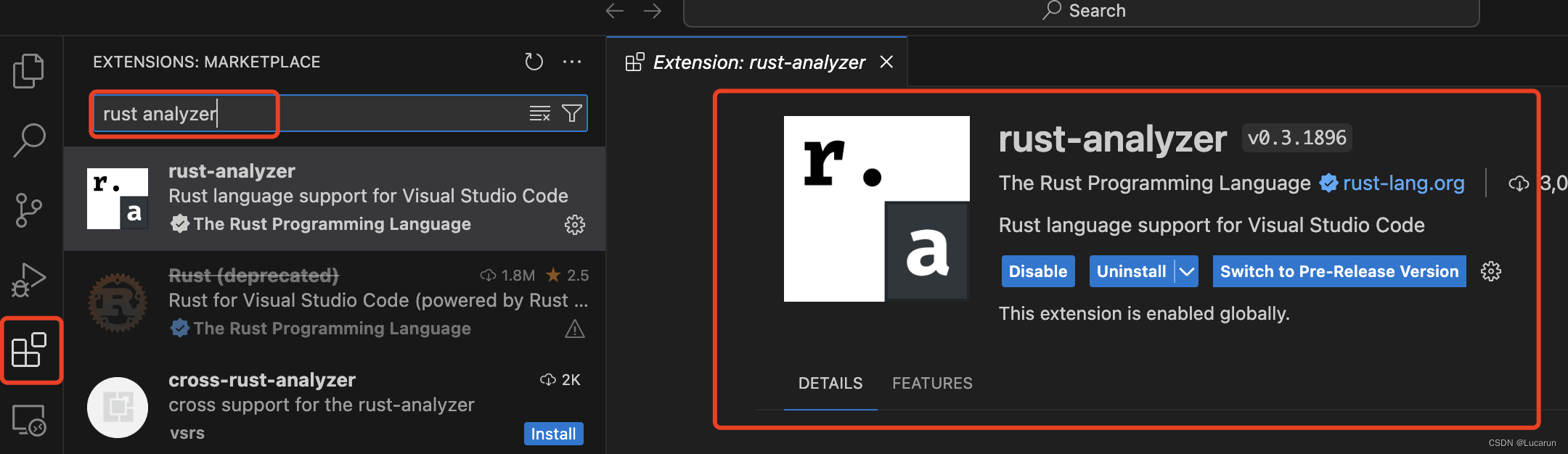 Rust从入门到暴走（3）--- Rust开发环境搭建Visual Studio Code-CSDN博客