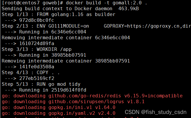 Docker 实战部署 Gin+MySQL+Redis_gin mysql dockerfile-CSDN博客