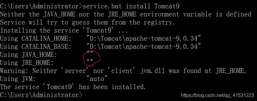 安装Tomcat9.0时遇到Windows无法正常启动服务的问题_tomcat9.0安装后无法启动-CSDN博客