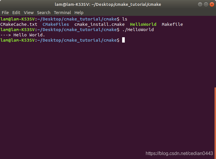 CMake教程（一）- 最简单的例子 Hello World 及添加版本号、配置文件_cmake 设置二进制文件版本号-CSDN博客