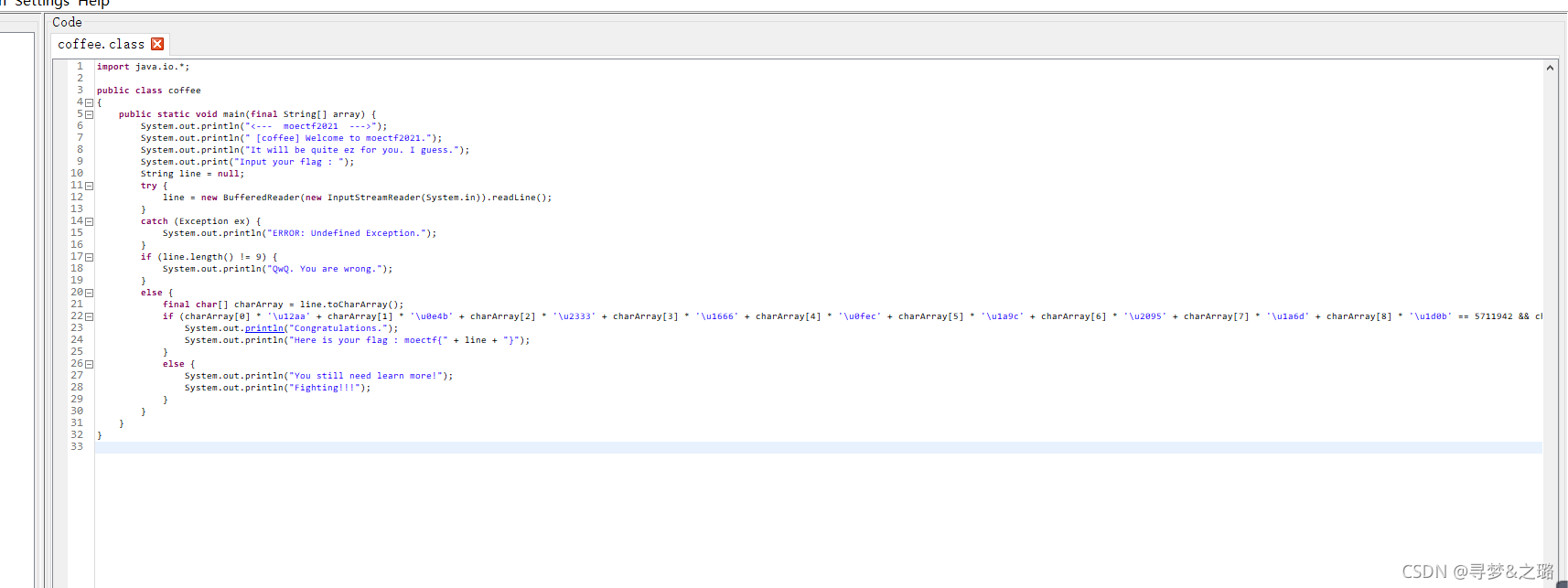 MoeCTF 2021Re部分------大佬请喝咖啡，A_game_moectf2021-CSDN博客