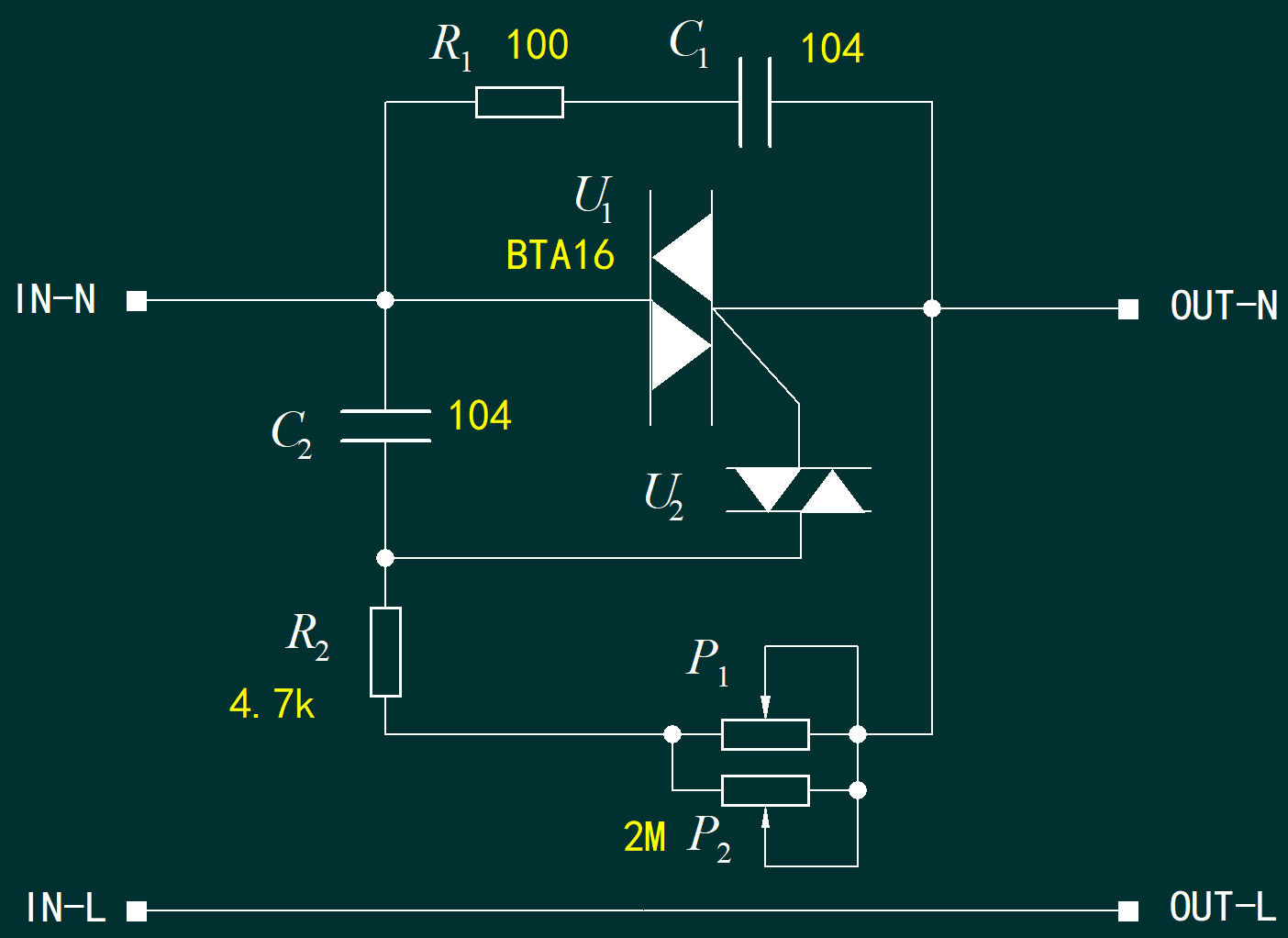 可控硅调压器外接控制端口_bta16可控硅电路图-CSDN博客