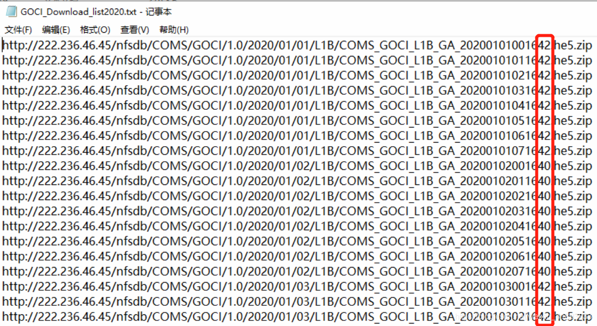 GOCI数据批量下载_python_全球目录-DAMO开发者矩阵