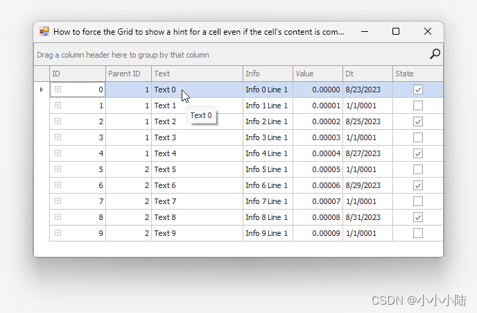 WinForms Data Grid - How to display tooltips for grid cells if cell content is completely ...