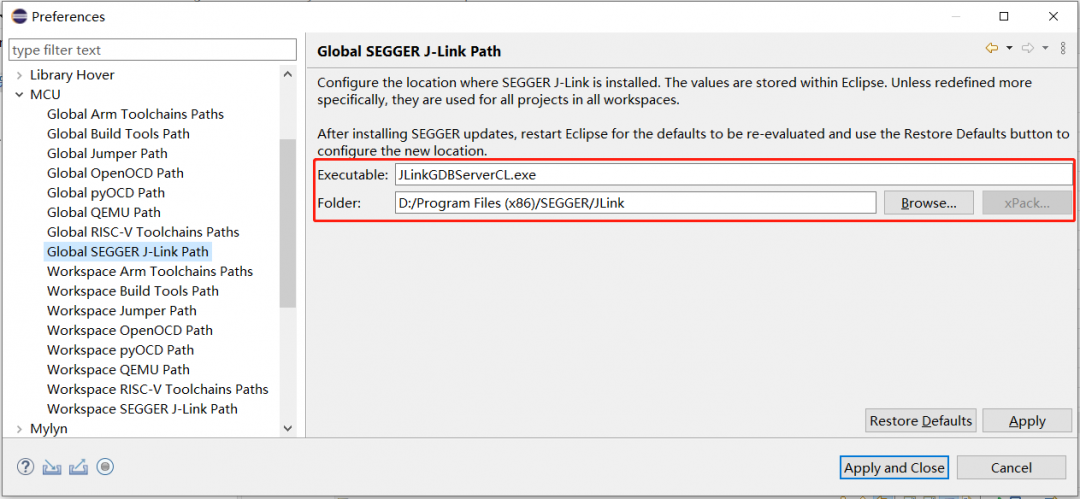 [开发工具]使用 Eclipse CDT 环境、 Jlink 工具以及 HCWB392 GCC 样例完成开发_eclipse jlink-CSDN博客