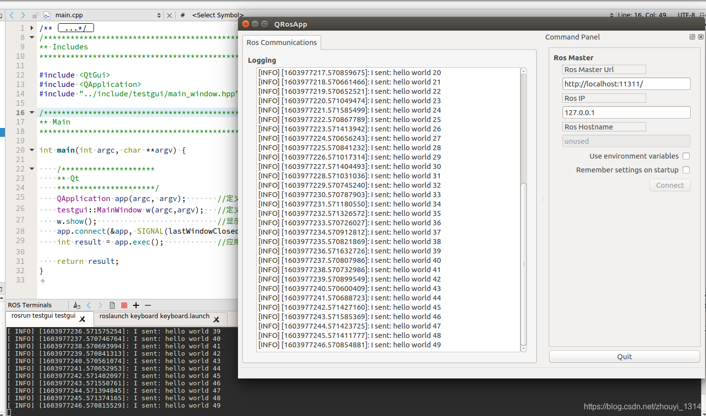 ubuntu qt（一）—— 安装QT并搭建ROS开发环境_ubuntu qt 如何创建ros项目-CSDN博客