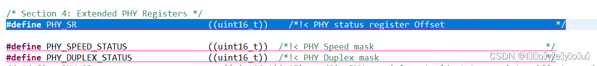 【笔记】RT-Thread使用ETH驱动，出现PHY_SR，PHY_SPEED_STATUS，PHY_DUPLEX_STATUS报错问题的解决办法。_rtthread phy-CSDN博客
