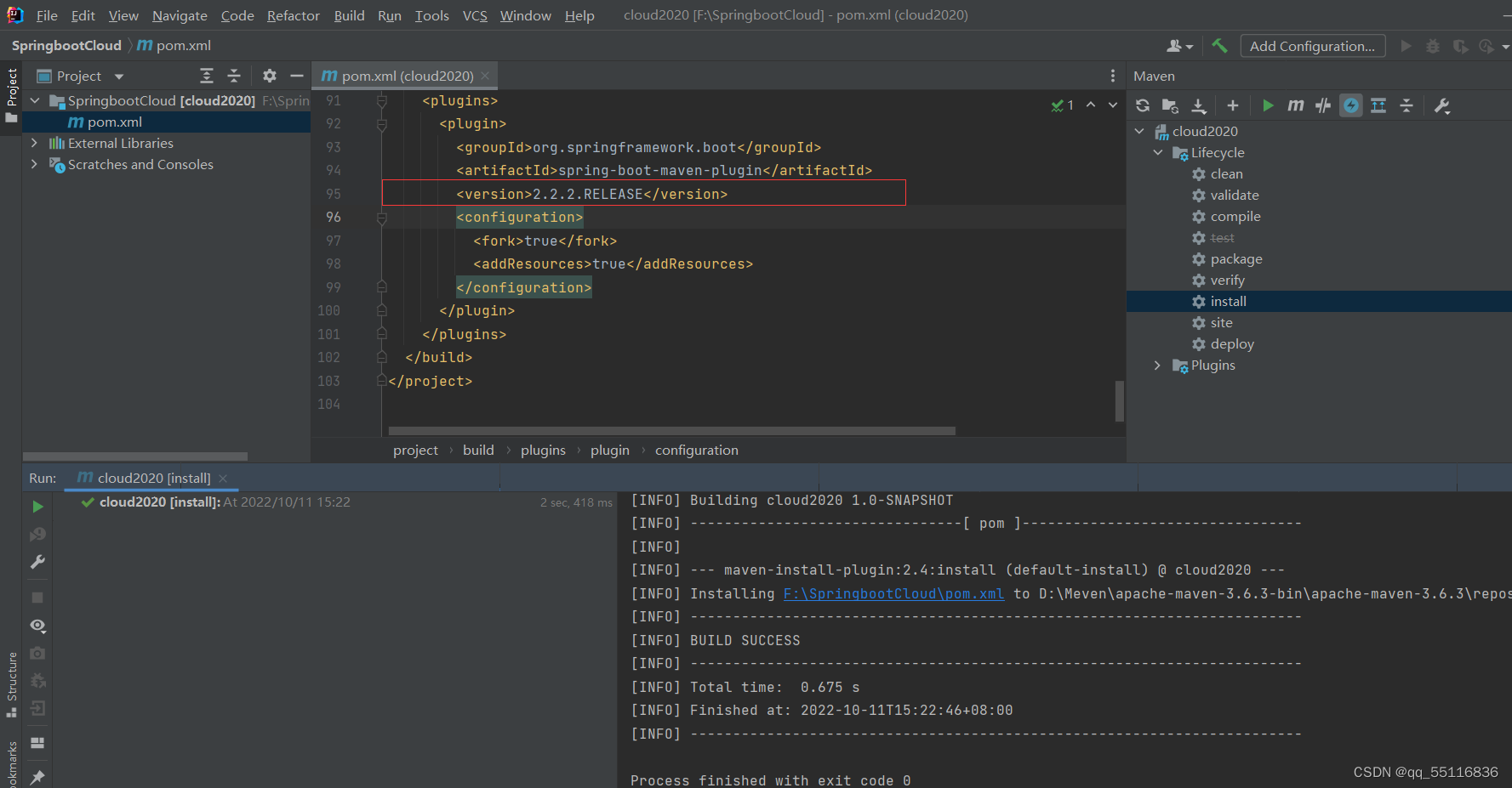 Cannot resolve plugin org.springframework.boot:spring-boot-maven-plugin:＜unknown＞-CSDN博客