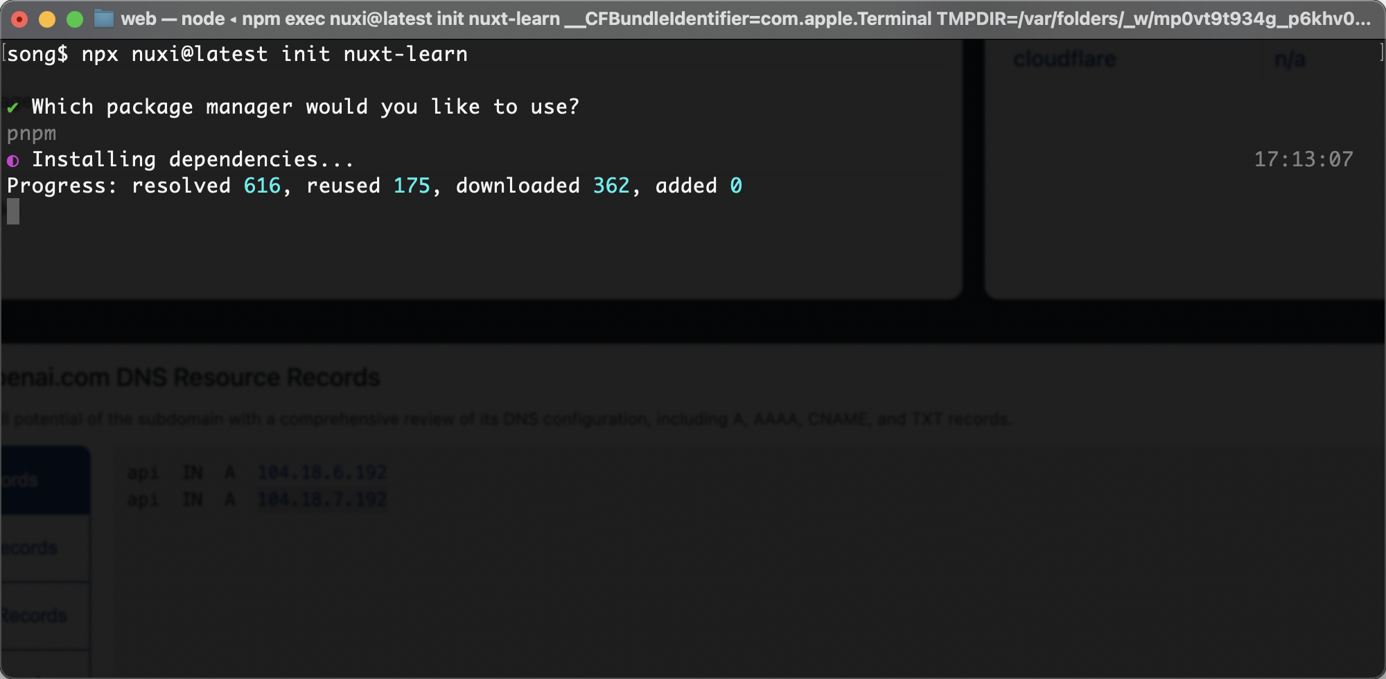 nuxt安装报错Error: Failed to download template from registry: Failed download raw.githubusercontent ...