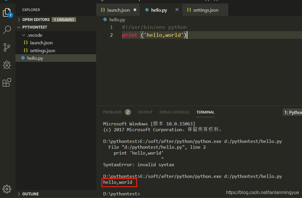 python安装与vscode环境配置_vscode的安装和python环境-CSDN博客